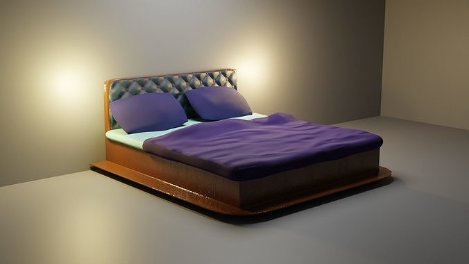 Bed for Interior Visualization 3D model | CGTrader