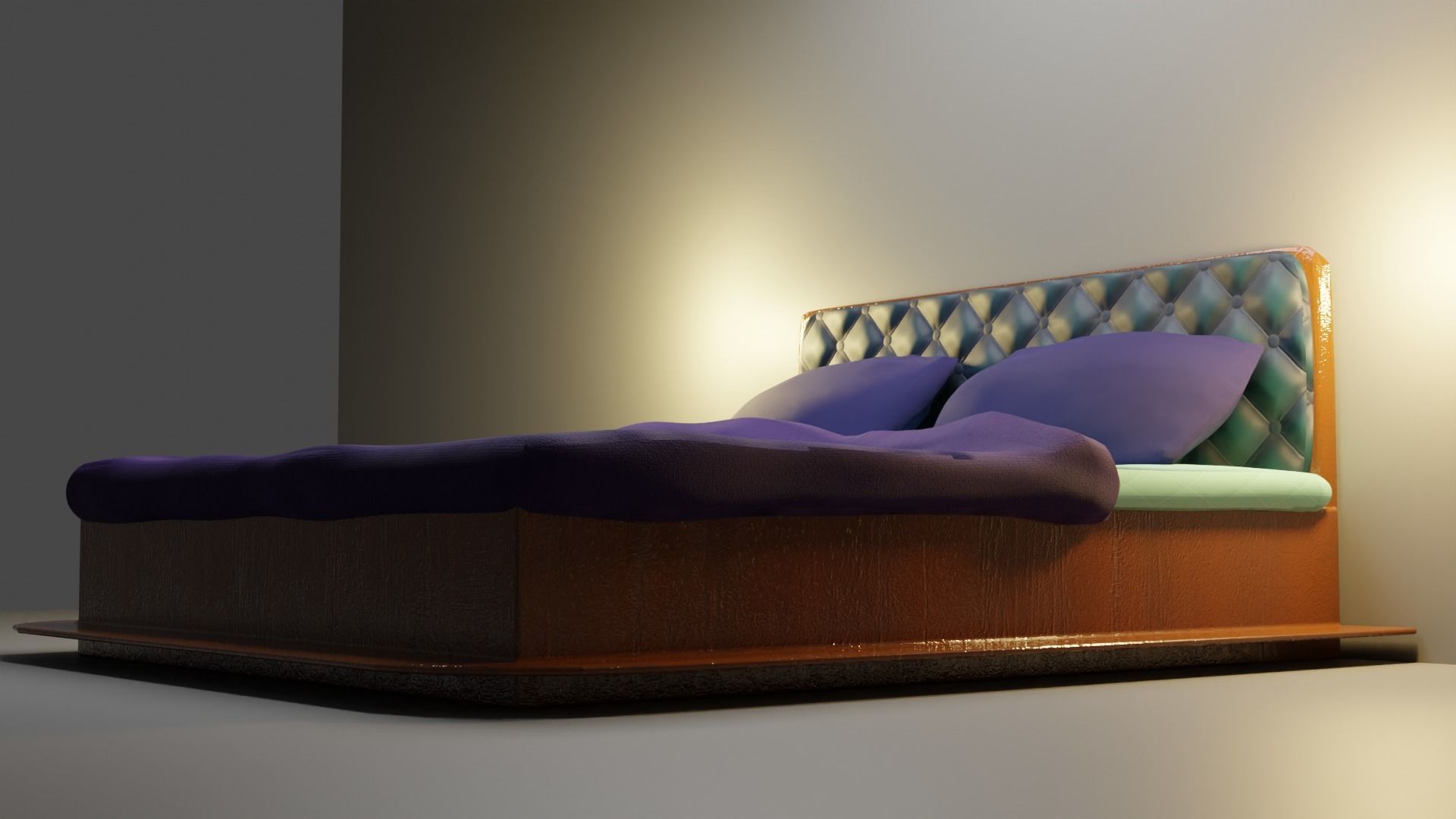 Bed for Interior Visualization 3D model | CGTrader
