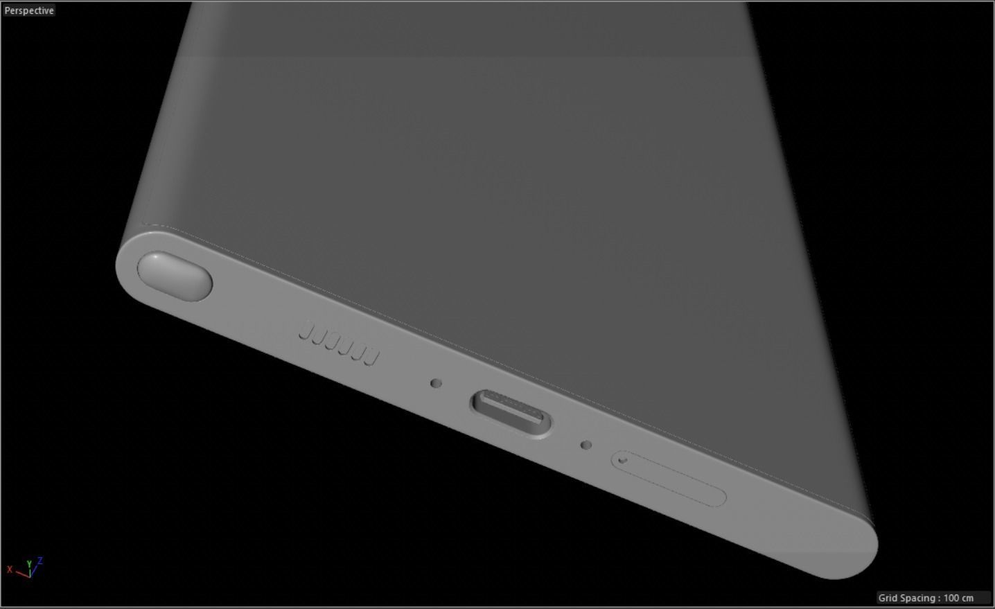 3D model A 3D Model of the Samsung Galaxy S23 Ultra VR / AR / low-poly ...