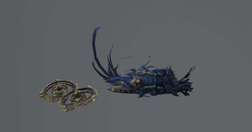 3D model Dark Garuda Fantasy Monster Low Poly VR / AR / low-poly | CGTrader