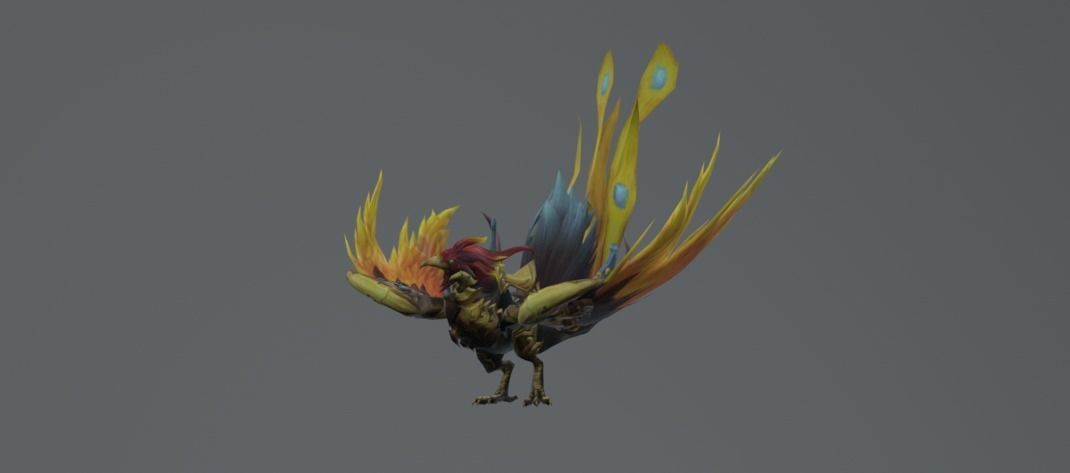 3D model Fire Fantasy Phoenix Low Poly VR / AR / low-poly | CGTrader