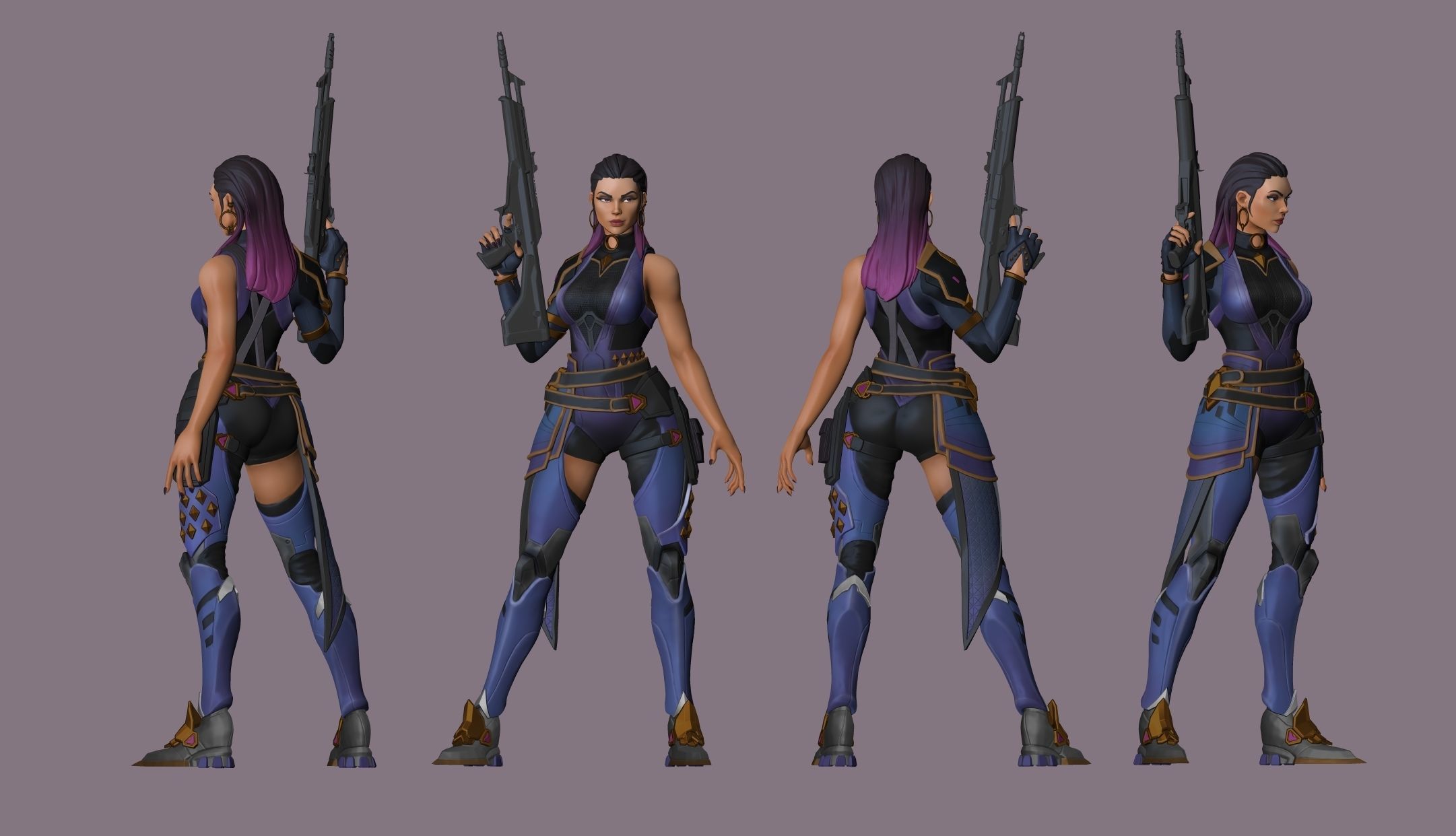 Reyna Valorant 3D model 3D printable | CGTrader