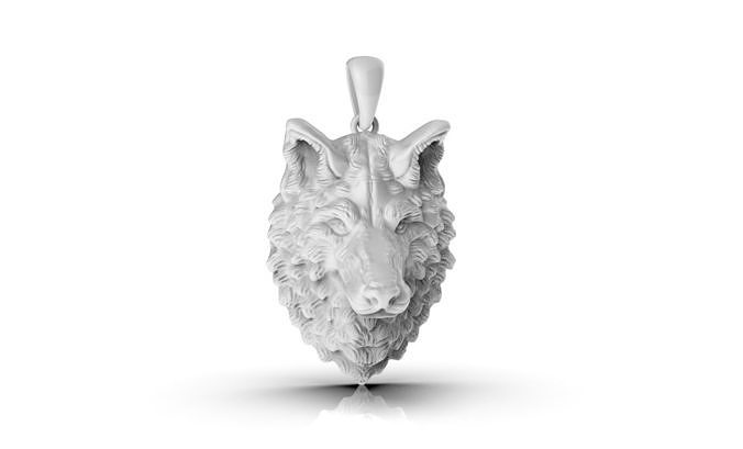 wolf pendent 3D model 3D printable | CGTrader