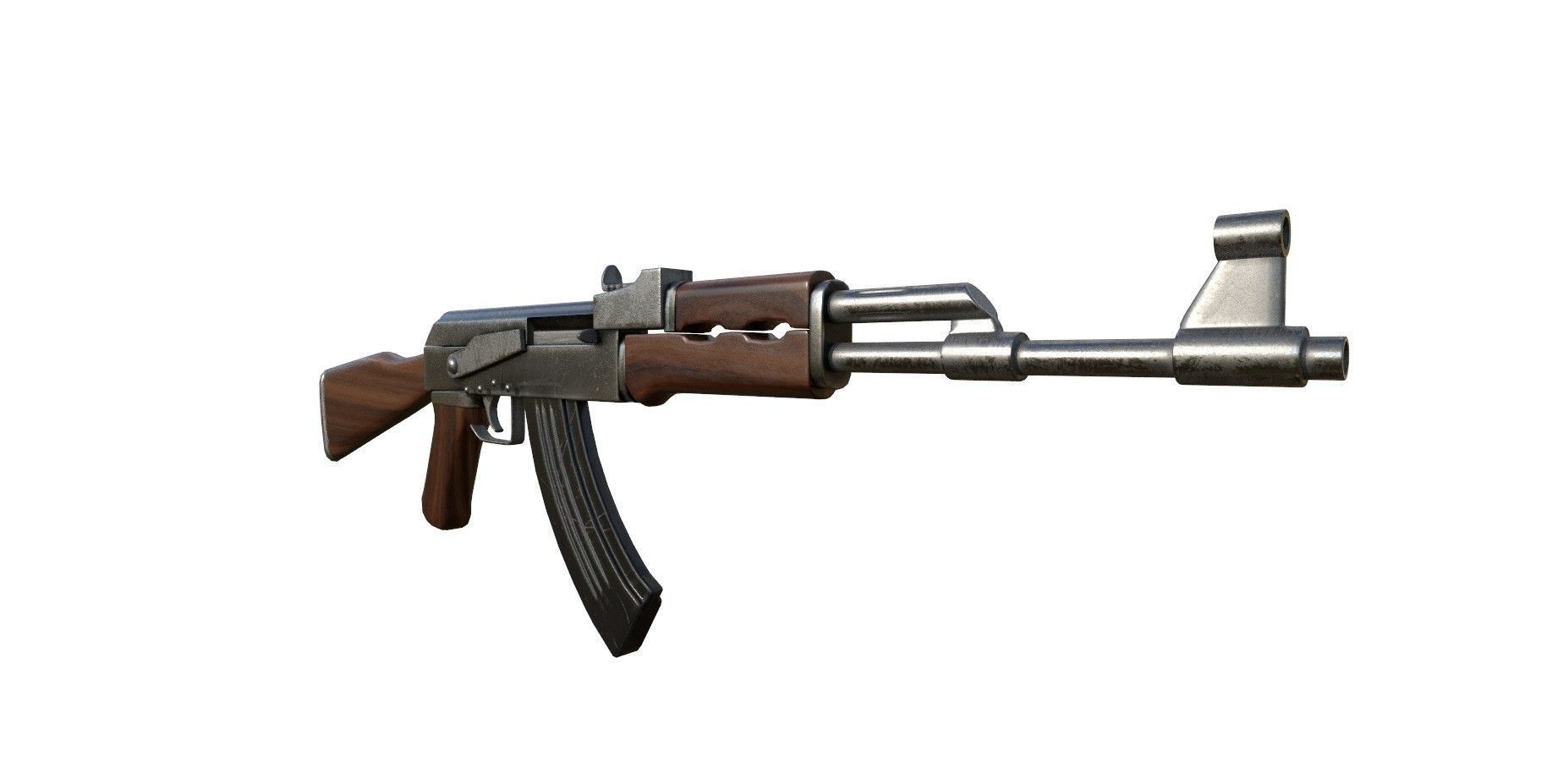 AKM 3d Model ak - rifle 3D model | CGTrader