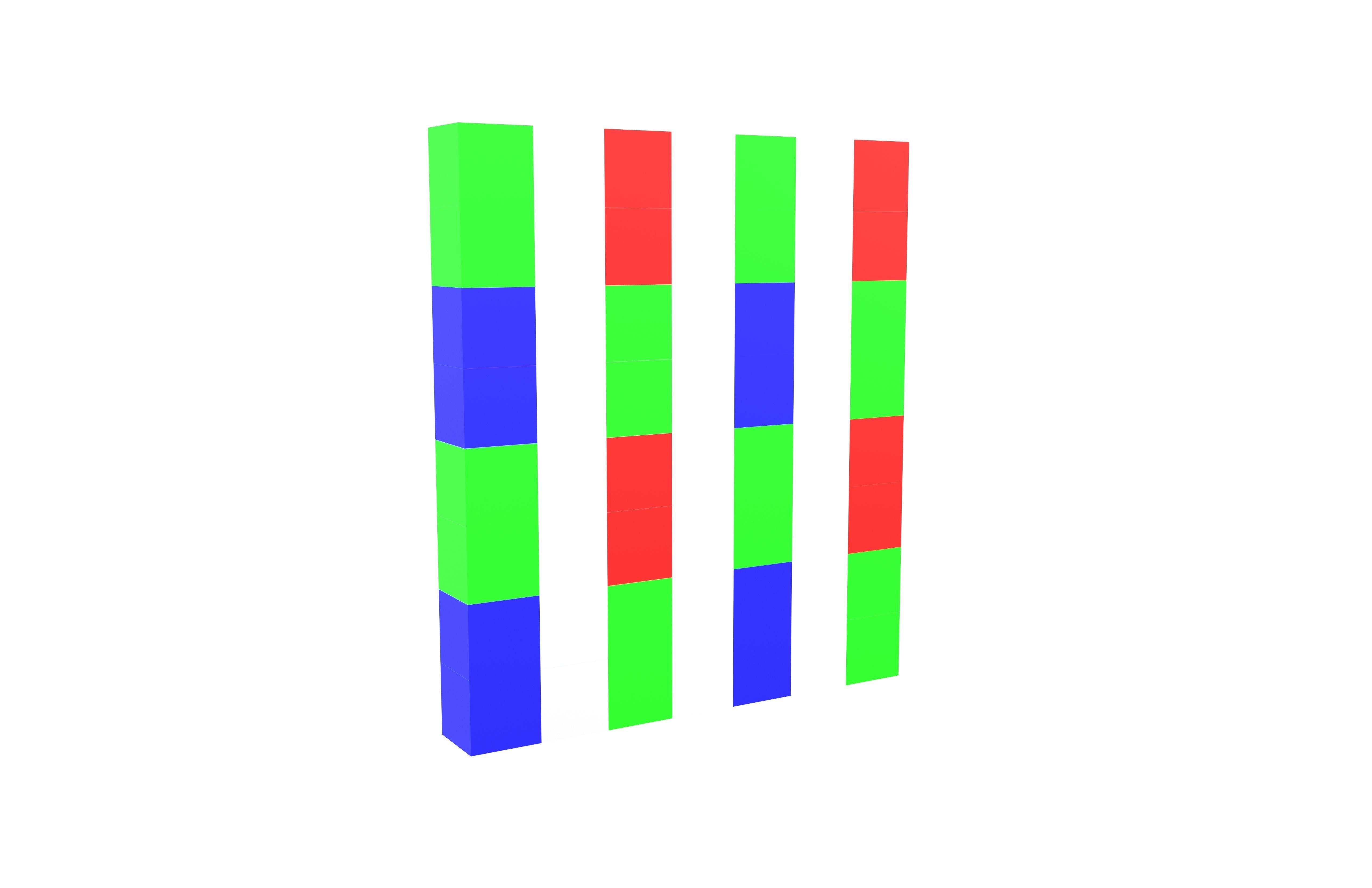 3D model RGBW Bayer Filter Array v3 001 VR / AR / low-poly | CGTrader