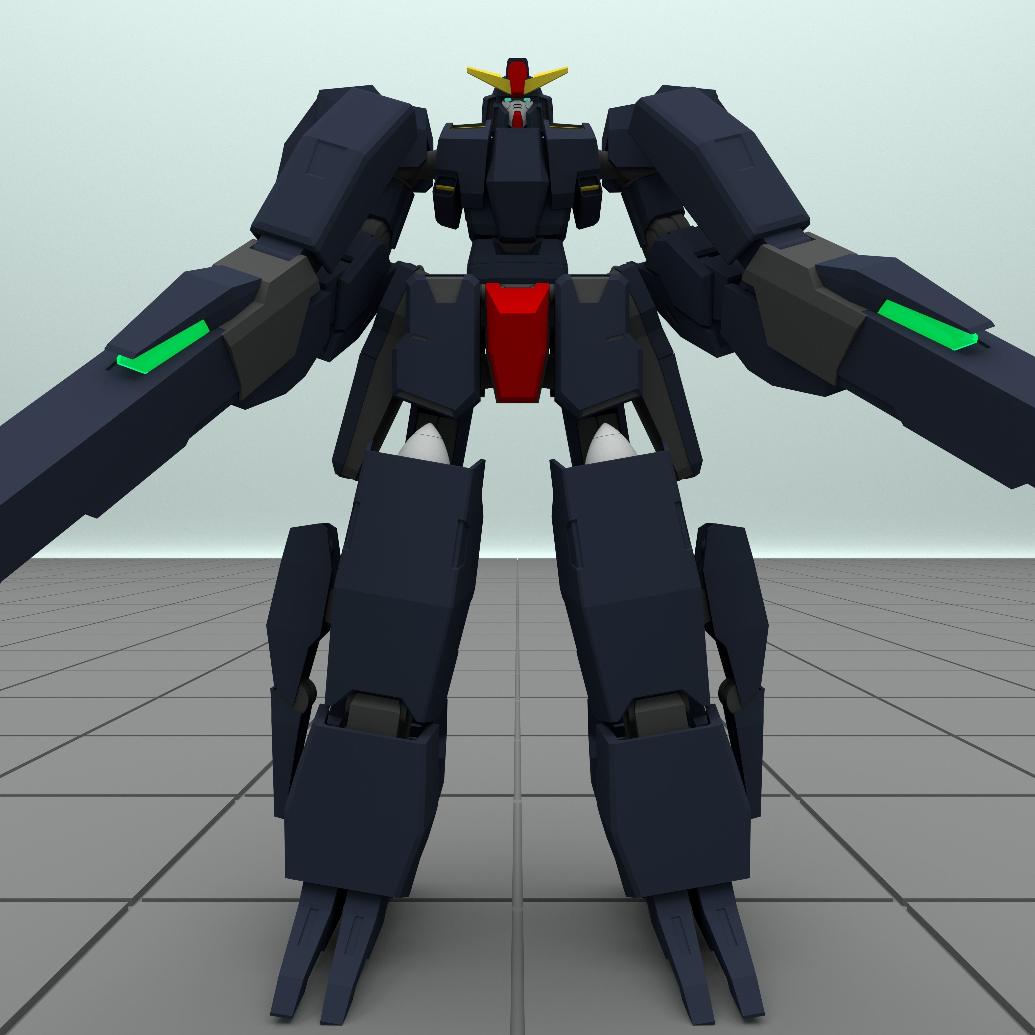 GN-008RE Seravee II 3D model | CGTrader