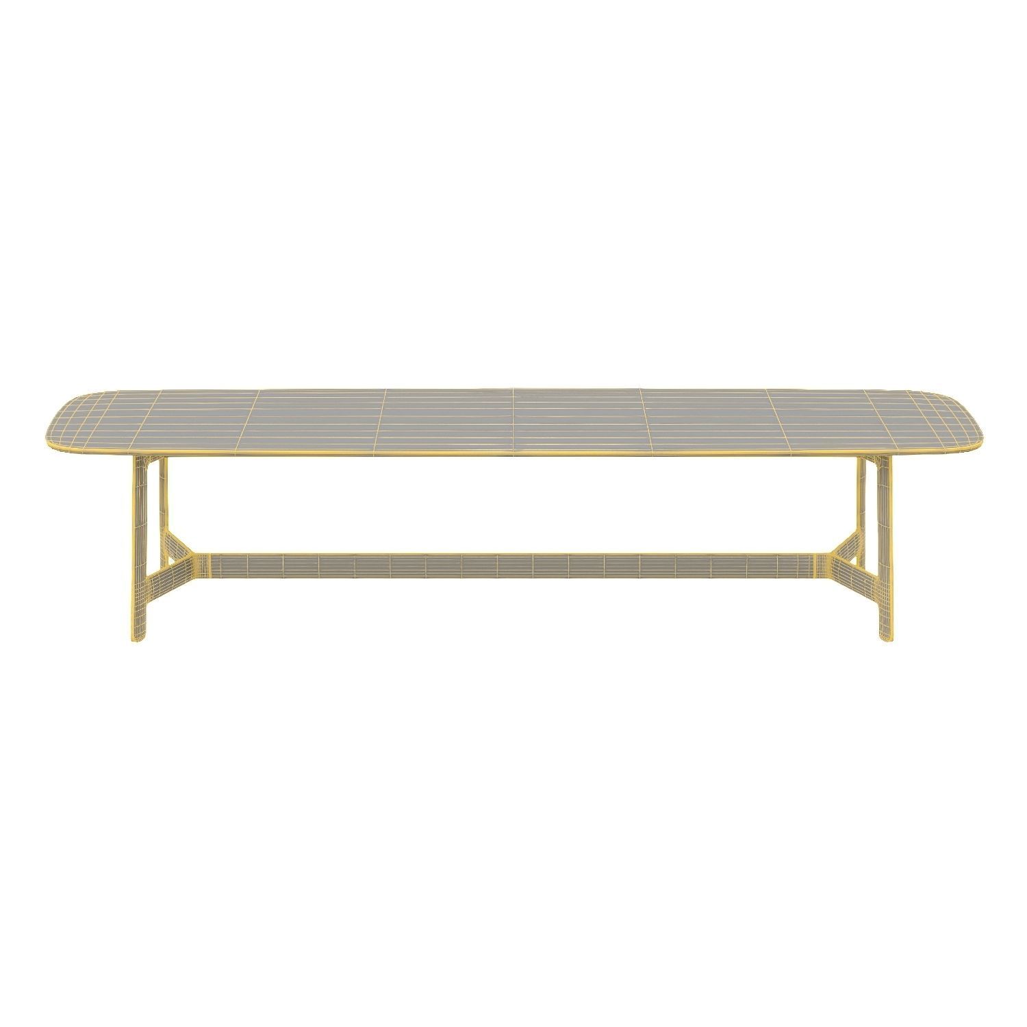 B And B Italia Alex Dining Table Rectangular 3D model | CGTrader