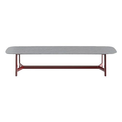 B And B Italia Alex Dining Table Rectangular 3D model | CGTrader