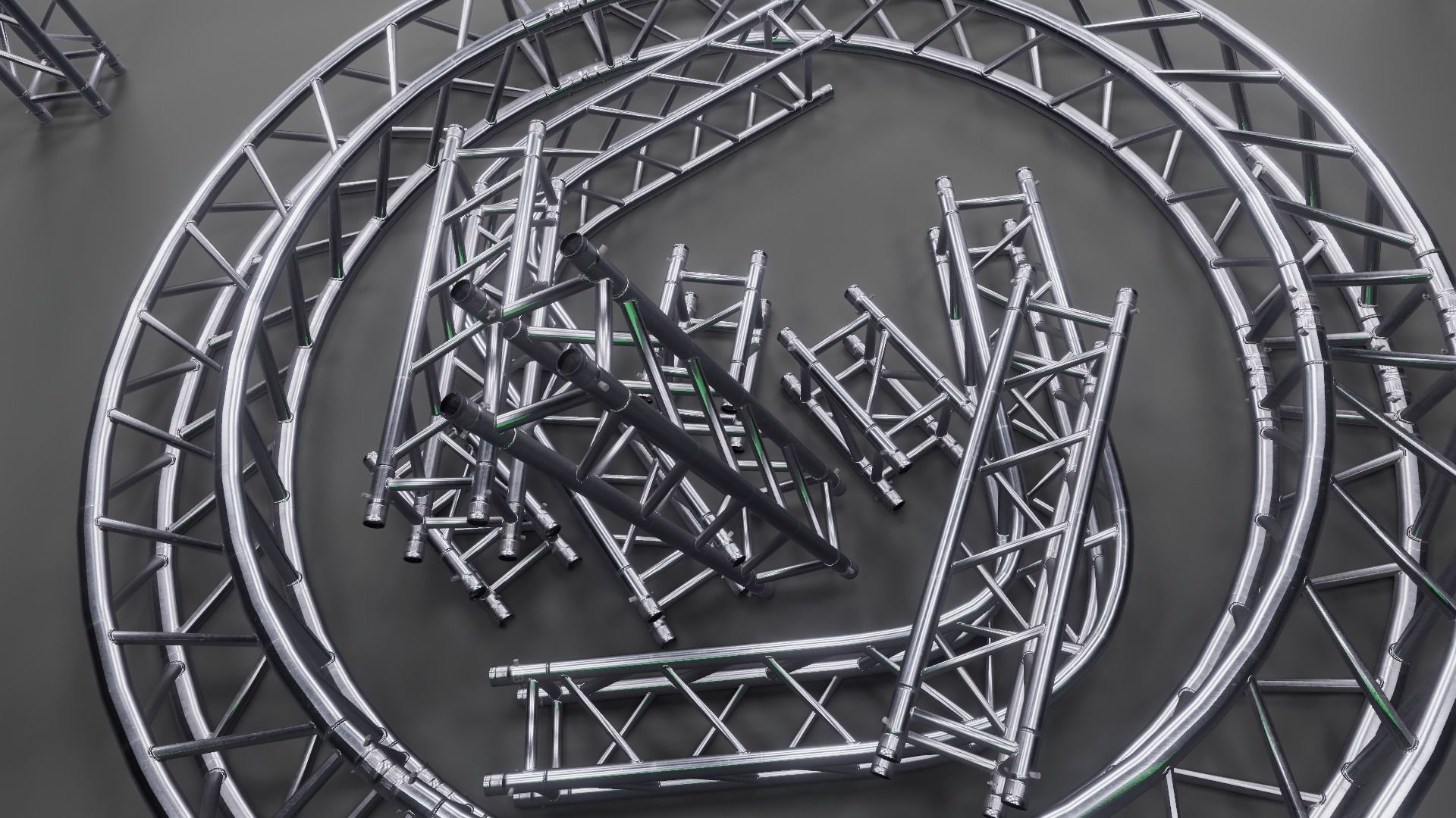 3D model Banana Stage Truss VR / AR / low-poly | CGTrader