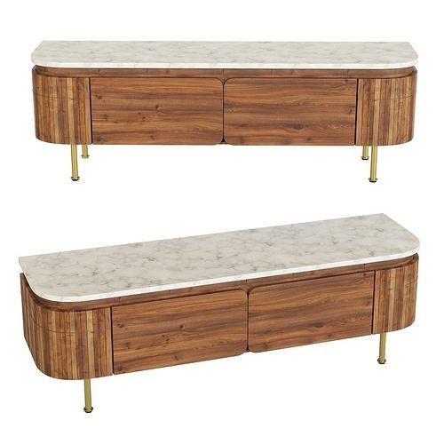 Lowboard Grace 3D model | CGTrader