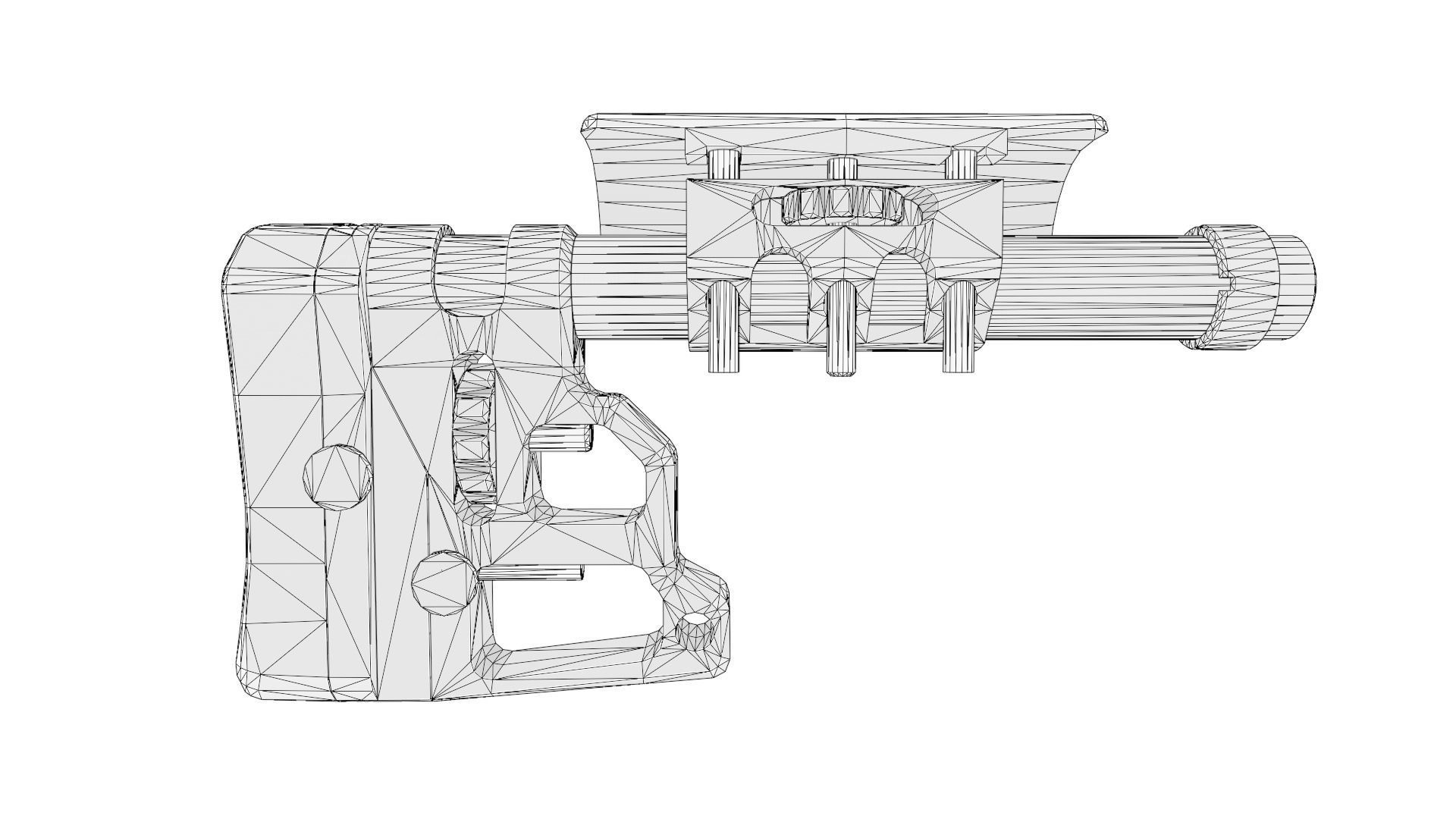 MDT SCS - Skeleton Carbine Stock 3D model | CGTrader