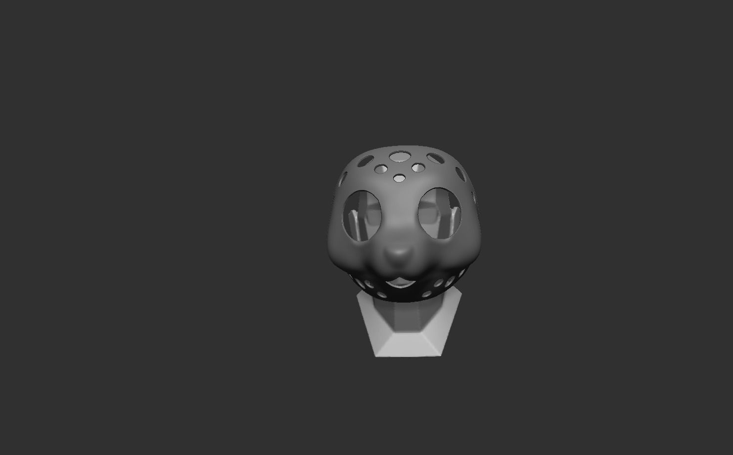 Fursuit Head Base Kemono 3D model 3D printable | CGTrader