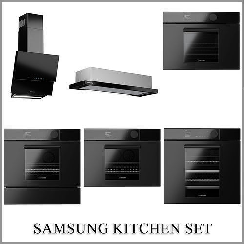 Samsung kitchen set 3D model | CGTrader