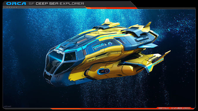3D model SF - ORCA Explorer VR / AR / low-poly | CGTrader