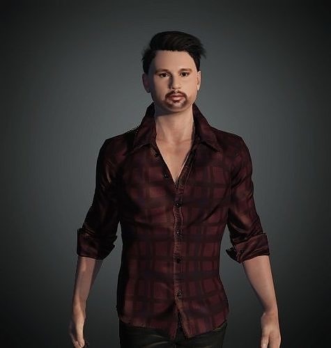 Simple Boy 3d Model 3D model | CGTrader