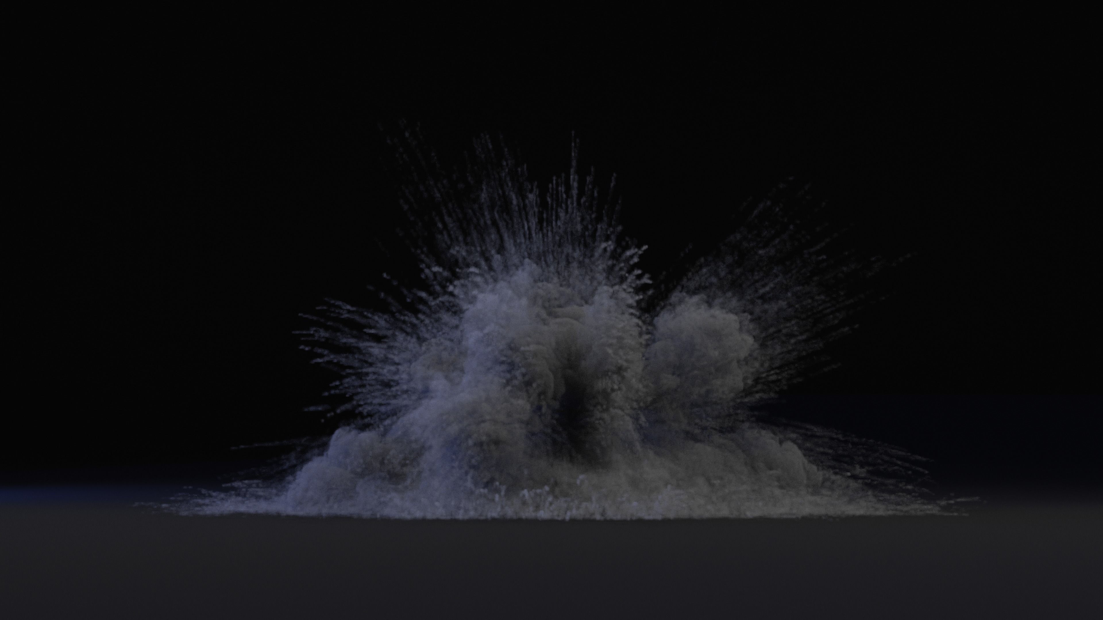 3D Artillery Hit 3D model animated | CGTrader