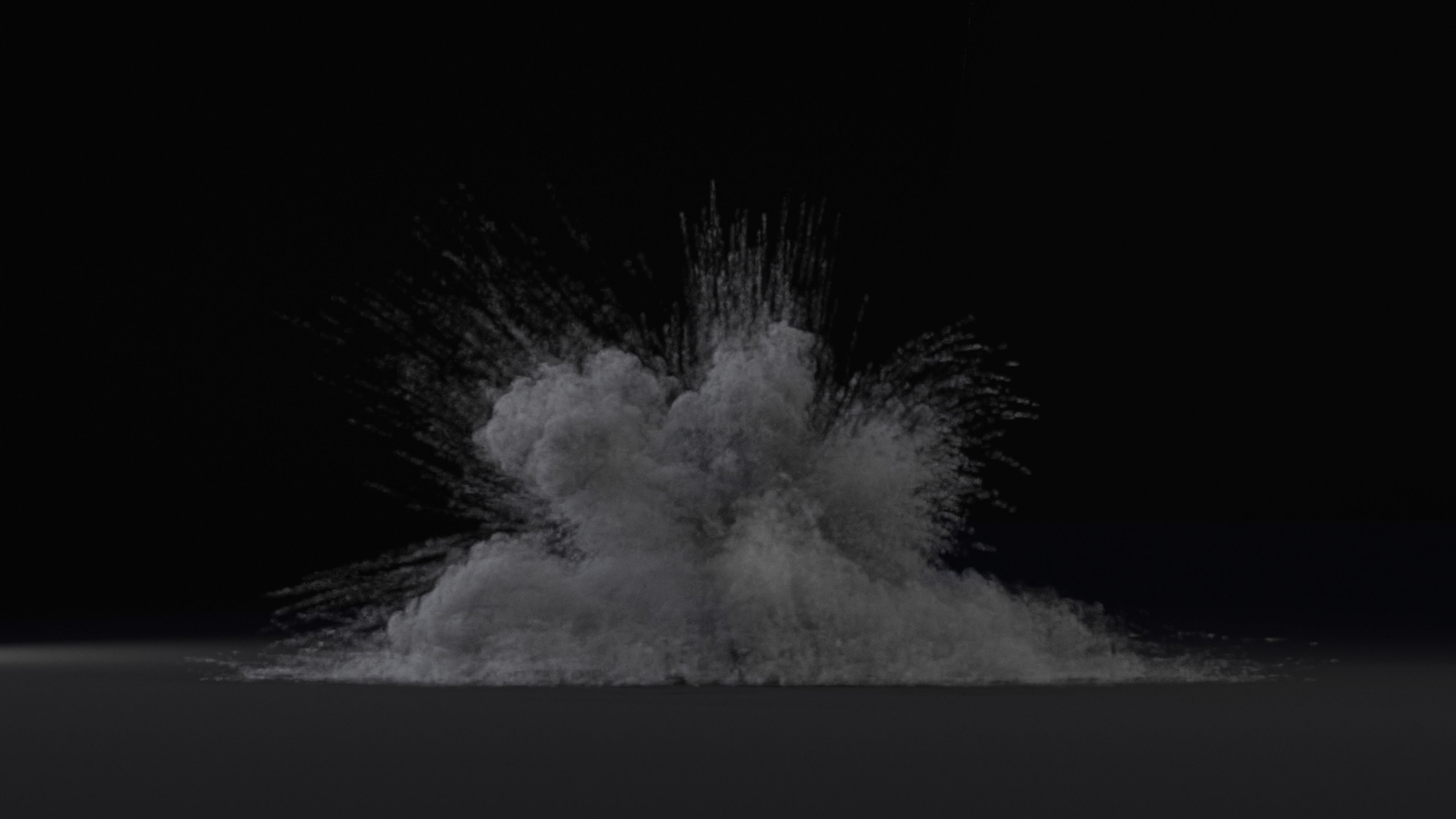 3D Artillery Hit 3D model animated | CGTrader