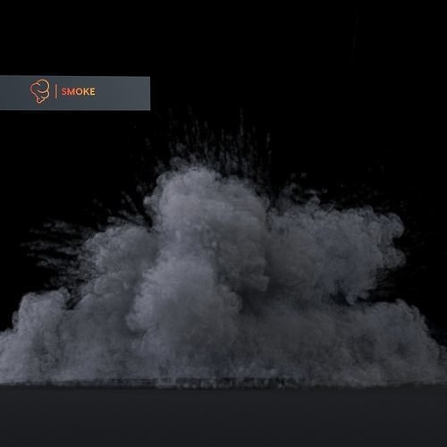 3D Artillery Hit 3D model animated | CGTrader