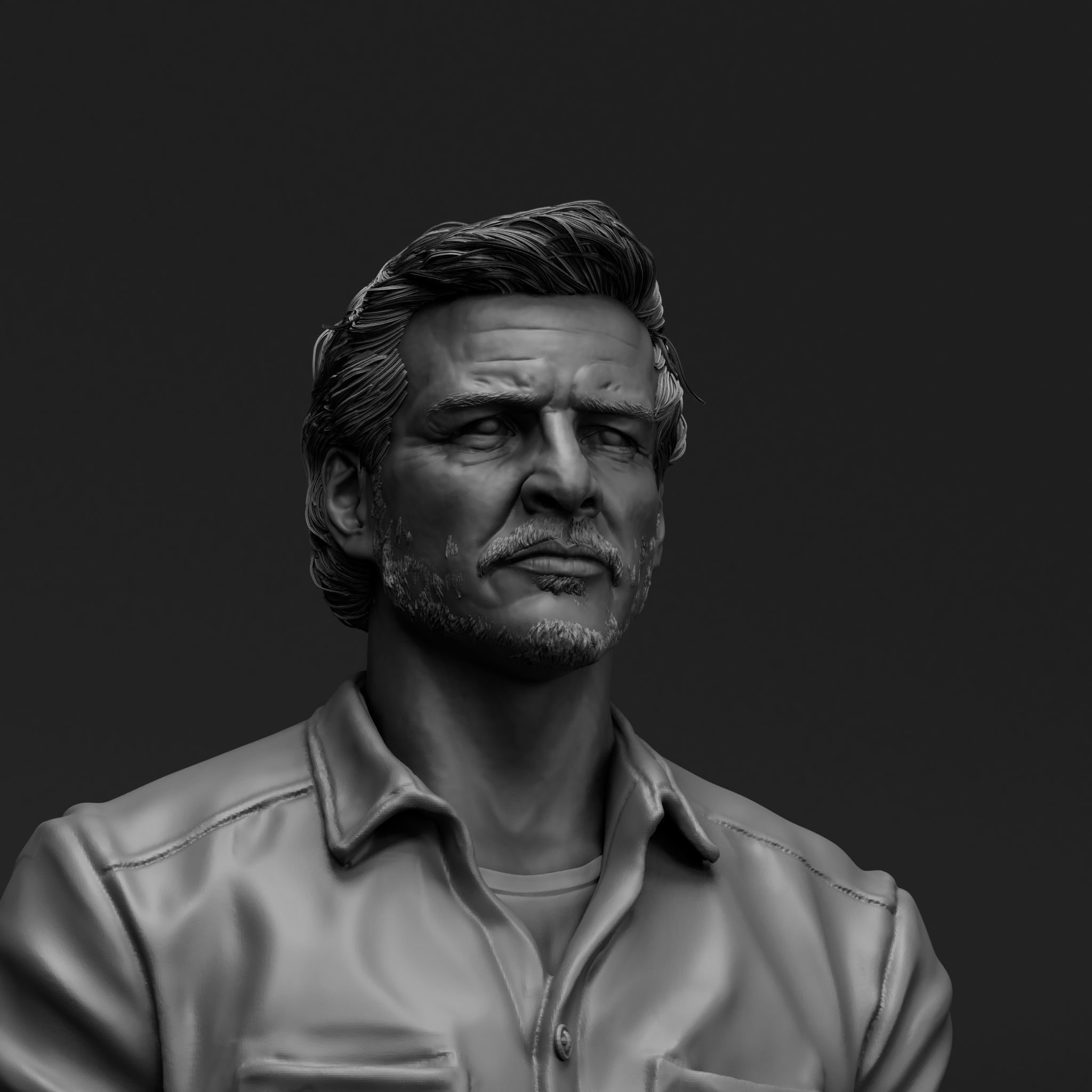 Pedro Pascal - Joel - The Last of Us 3D model 3D printable | CGTrader