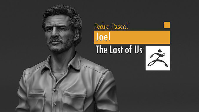 Pedro Pascal - Joel - The Last of Us 3D model 3D printable | CGTrader