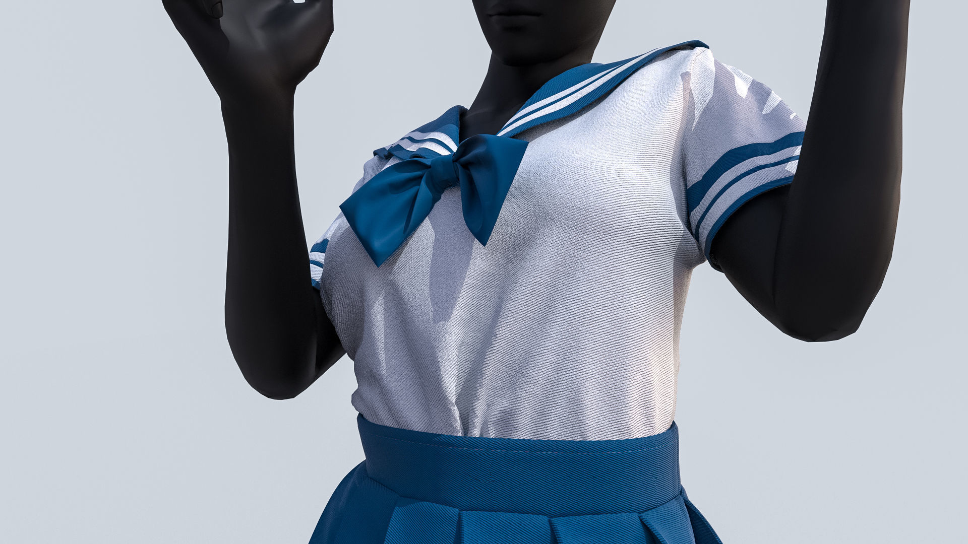 Realistic 3D Models Of School Uniforms 3D model | CGTrader