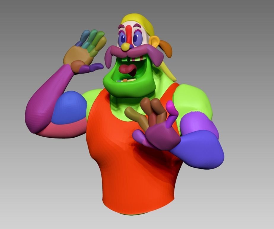 Stylized Character Hulk Hogan 3D model | CGTrader