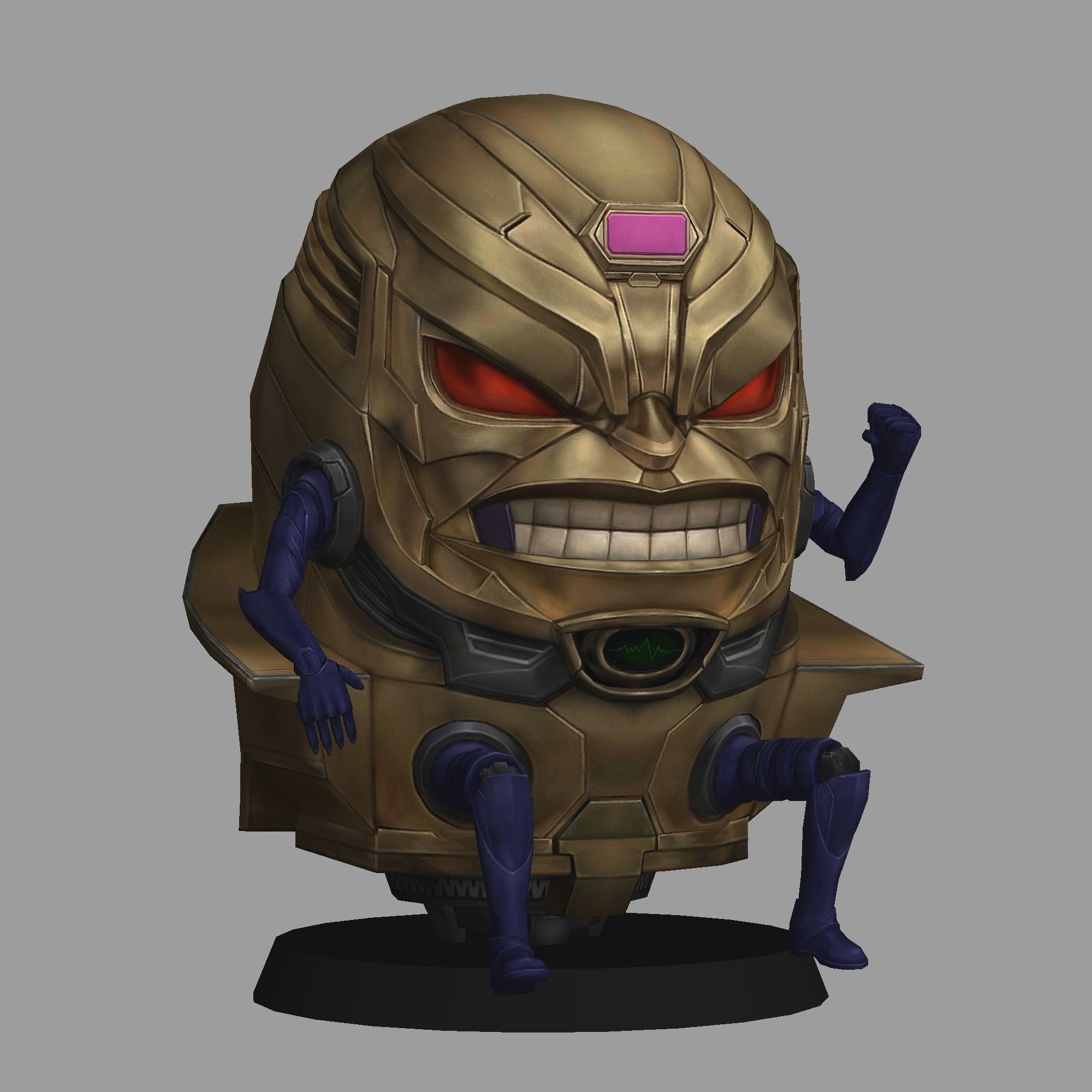 MODOK Antman Quantumania LOW POLY 3D print model 3D model 3D printable | CGTrader