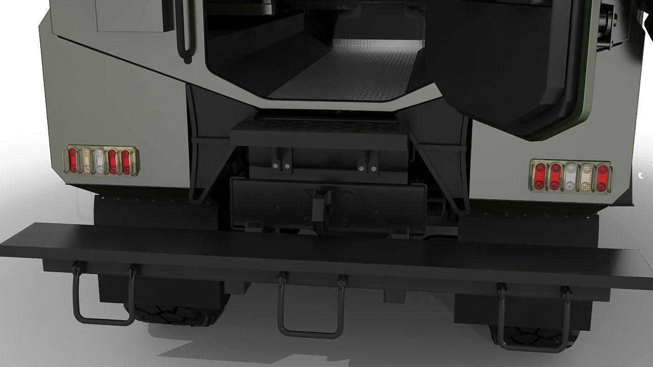 APC Varta Ambulance 3D model animated rigged | CGTrader