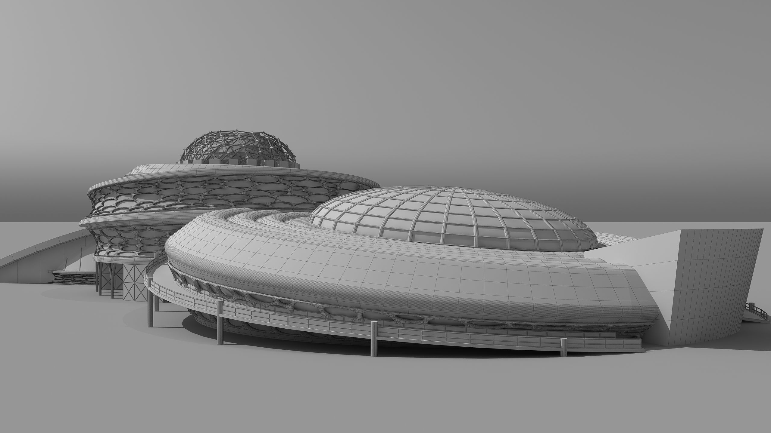 0098 - Organic Building 3D model | CGTrader