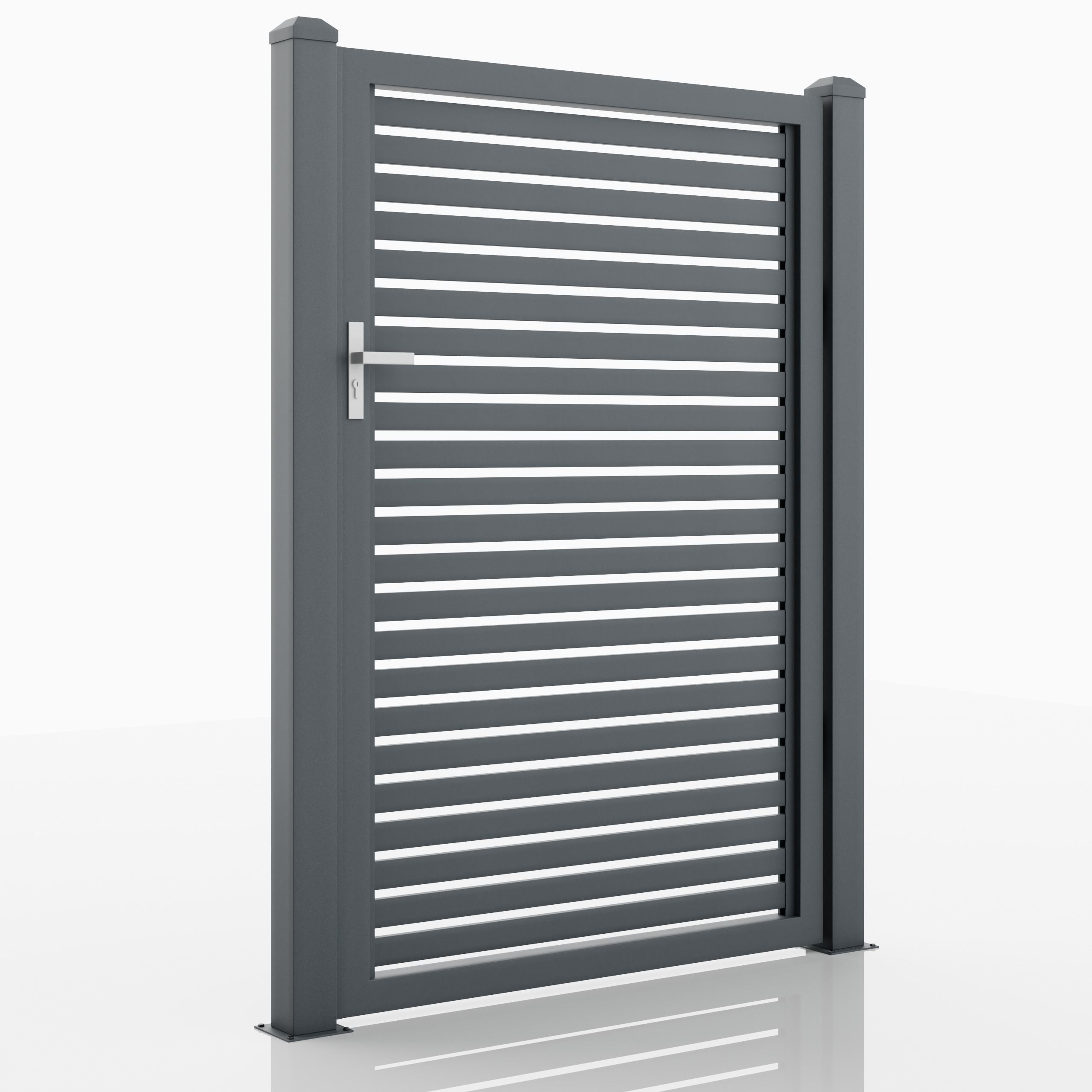 Aluminum Walkway Gate - Model 2 - 6cm- 3D model | CGTrader