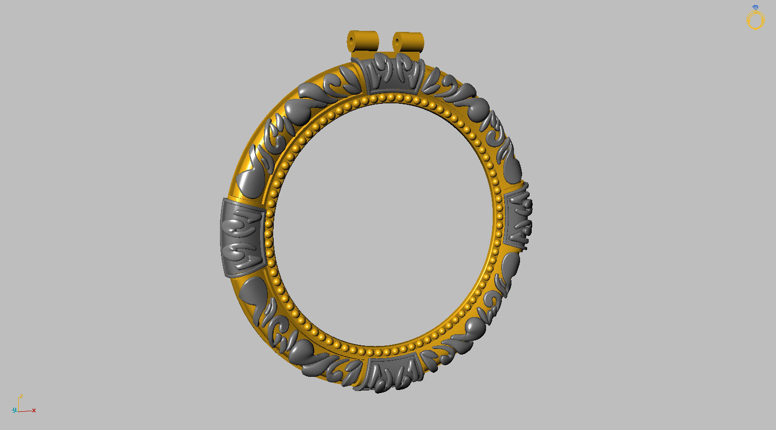 Revolving Pend Sacred Heart Jesus and Our Lady of Aparecida 3D model 3D ...