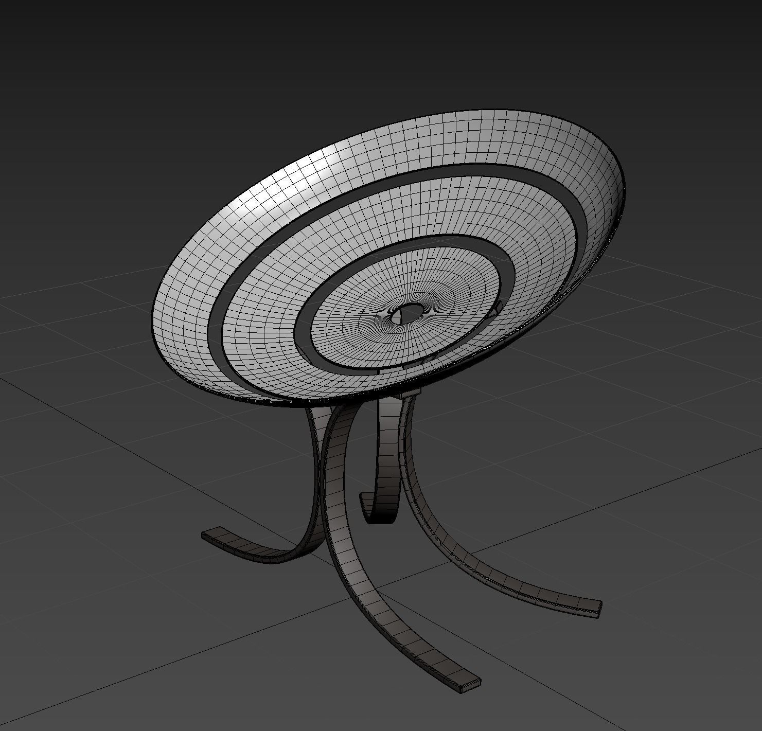 Ring chair by Maria Pergay 3D model | CGTrader