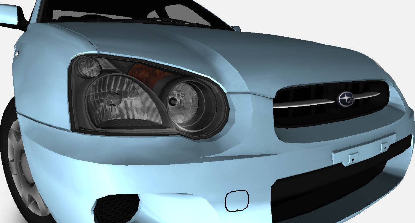 3D Model Collection Subaru Impreza GDB-GGB Civil Trims Gameready Pack ...
