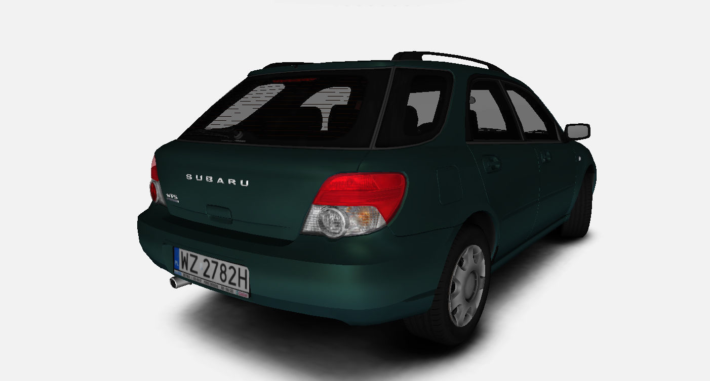 3D Model Collection Subaru Impreza GDB-GGB Civil Trims Gameready Pack ...