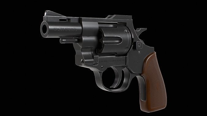 3D model Old 38Special Revolver VR / AR / low-poly | CGTrader