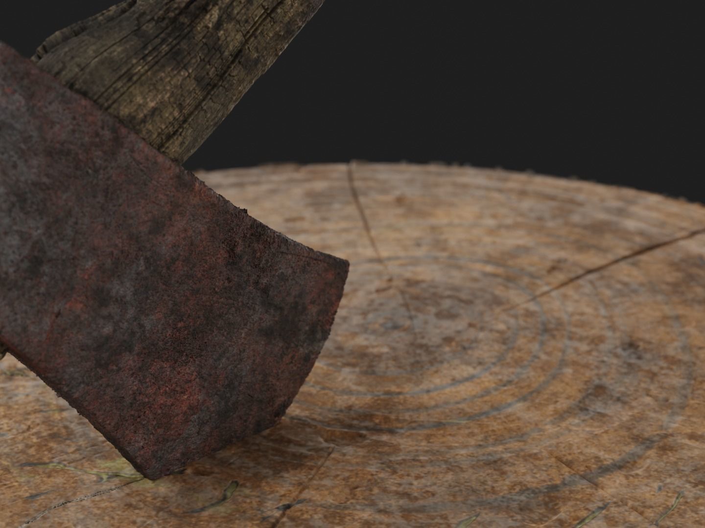 3D model Axe old rusty VR / AR / low-poly | CGTrader