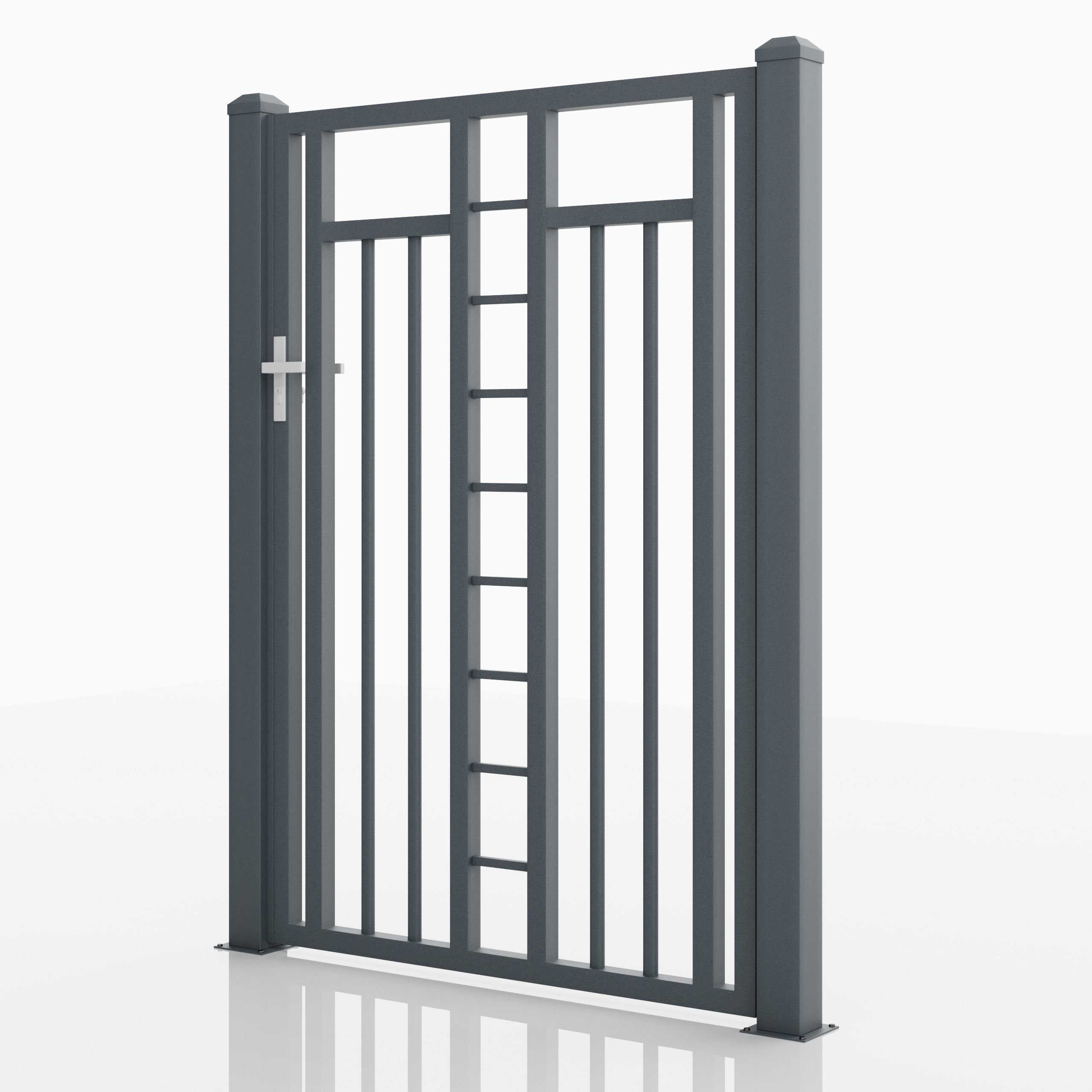 Aluminum Walkway Gate - Model 6 - 3D model | CGTrader