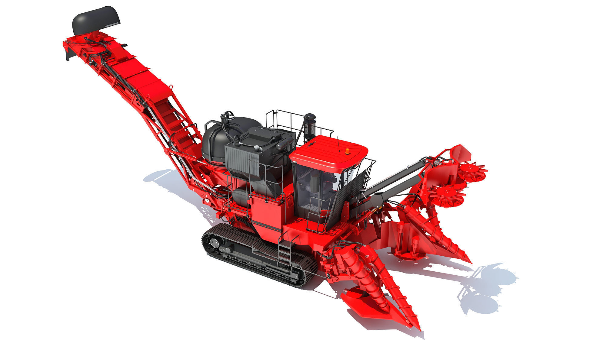 Sugar Cane Harvester 3D model | CGTrader