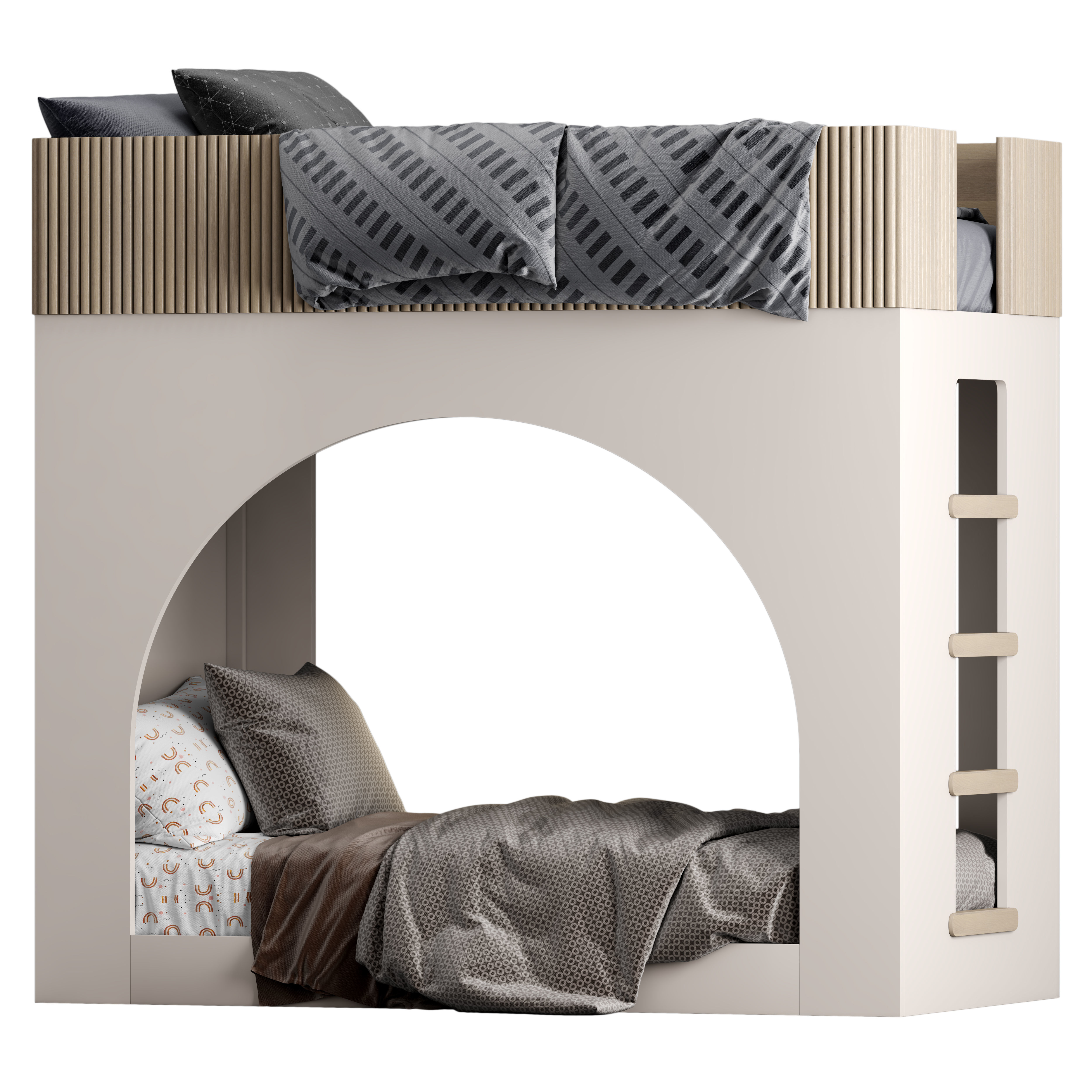 Sarah Sherman Samuel Arches Bunk Bed 3D model | CGTrader