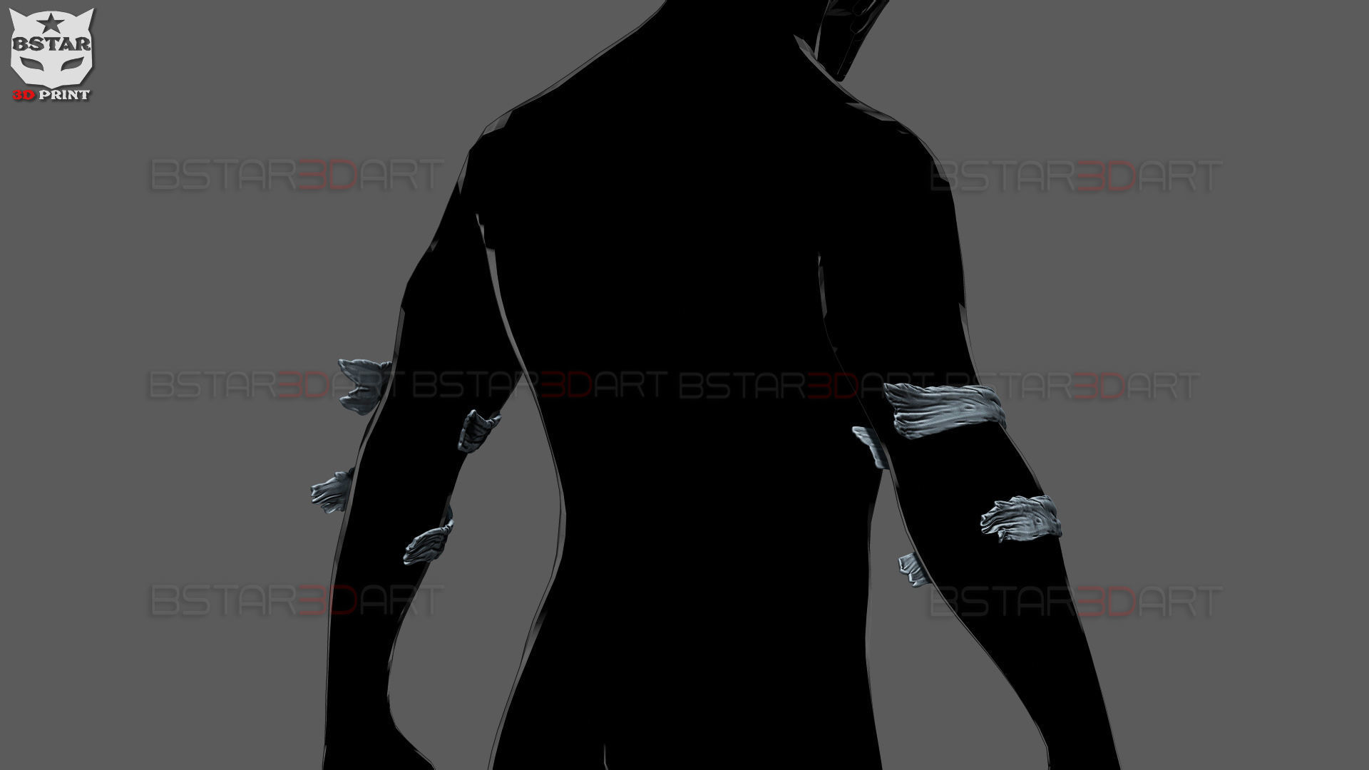 Dark Deku Arm Armor Suit - My Hero Academia Cosplay 3D model 3D ...