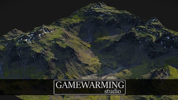 Iceland Mountains Landscape 3D model | CGTrader