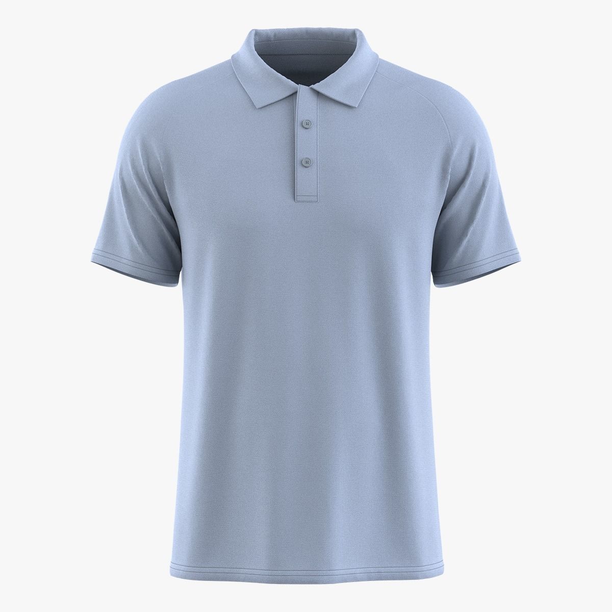 Premium Quality Raglan Sleeve Slim Fit Polo Design 3D model | CGTrader