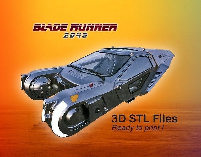 Blade Runner 2049 K s Spinner 3D model 3D printable | CGTrader