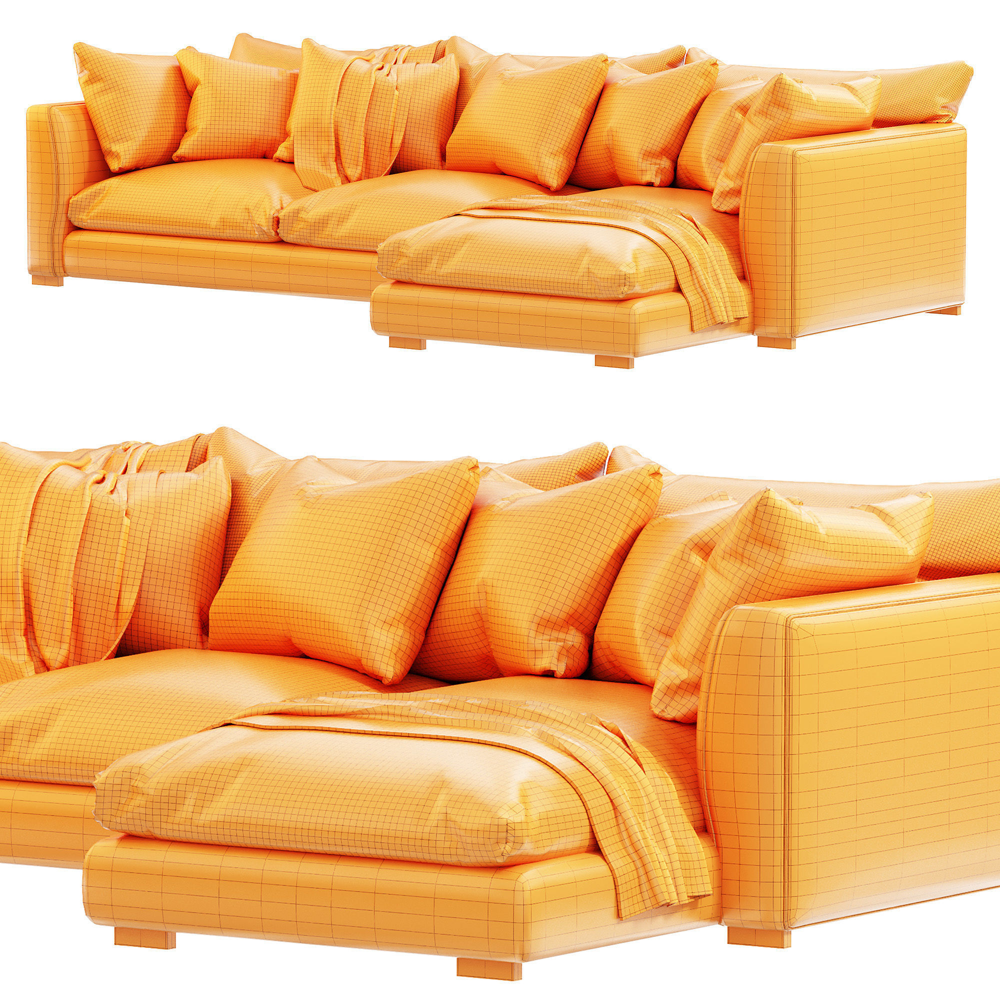 Calix Sofa 3D model | CGTrader