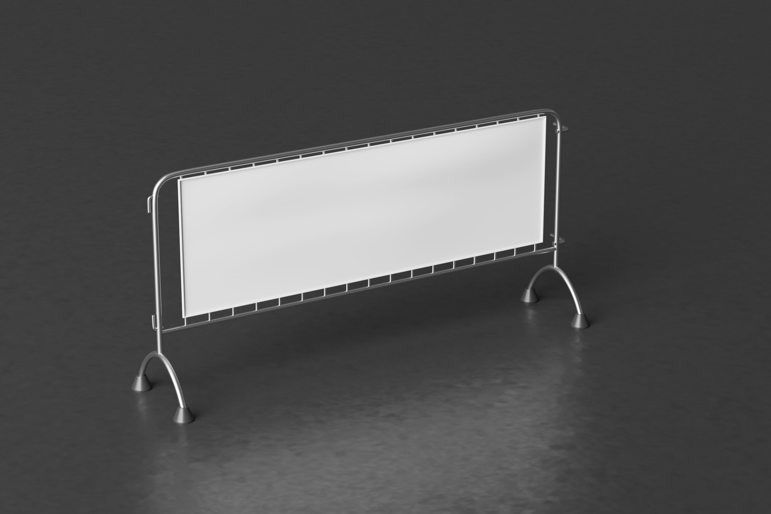 3D model Long banner VR / AR / low-poly | CGTrader