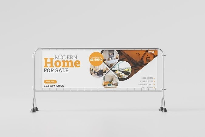 3D model Long banner VR / AR / low-poly | CGTrader