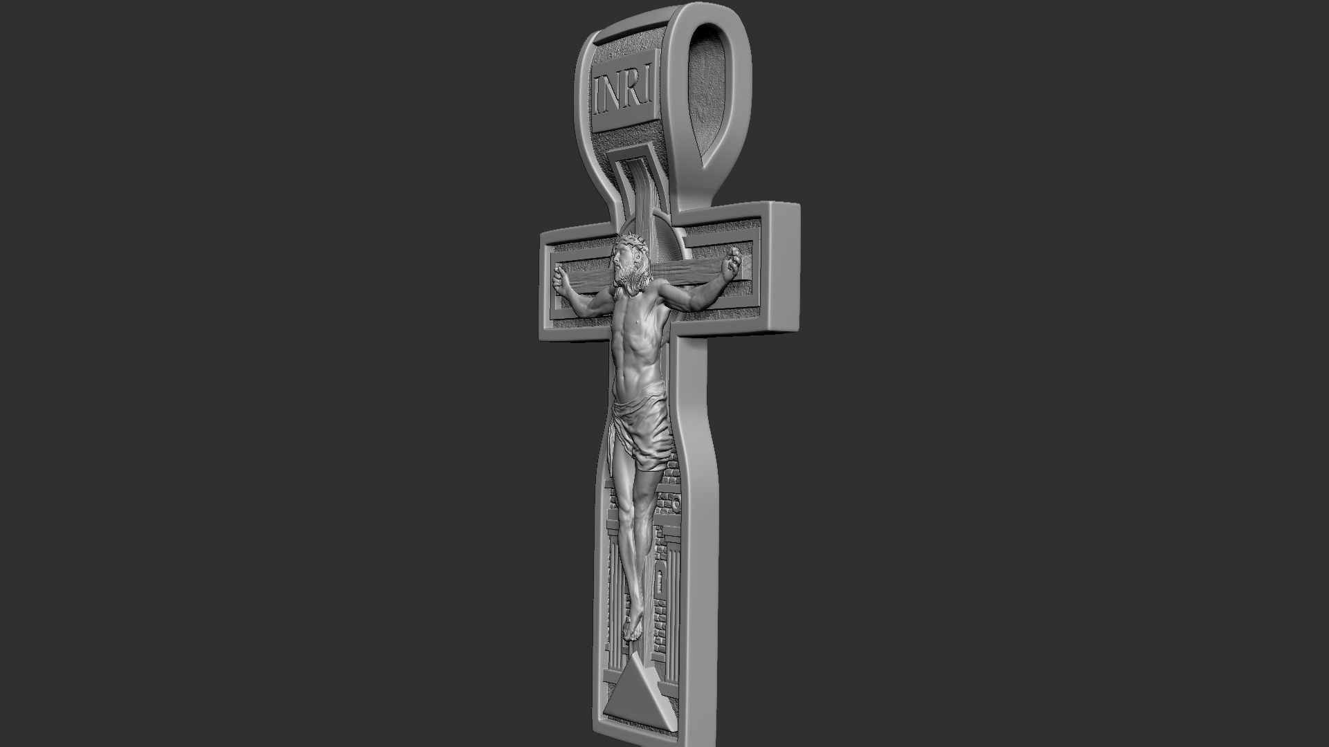 Jesus Christ Cross 3D model 3D printable | CGTrader