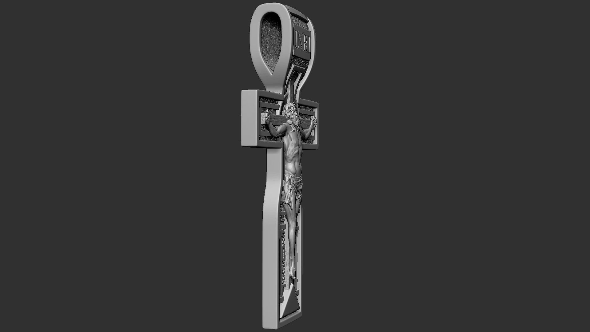 Jesus Christ Cross 3D model 3D printable | CGTrader