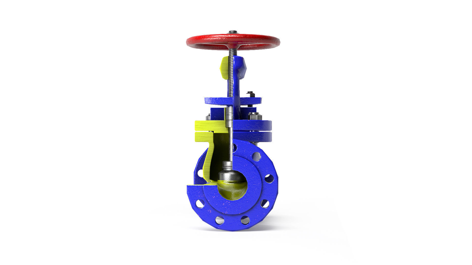 Valve section free VR / AR / low-poly 3D model | CGTrader