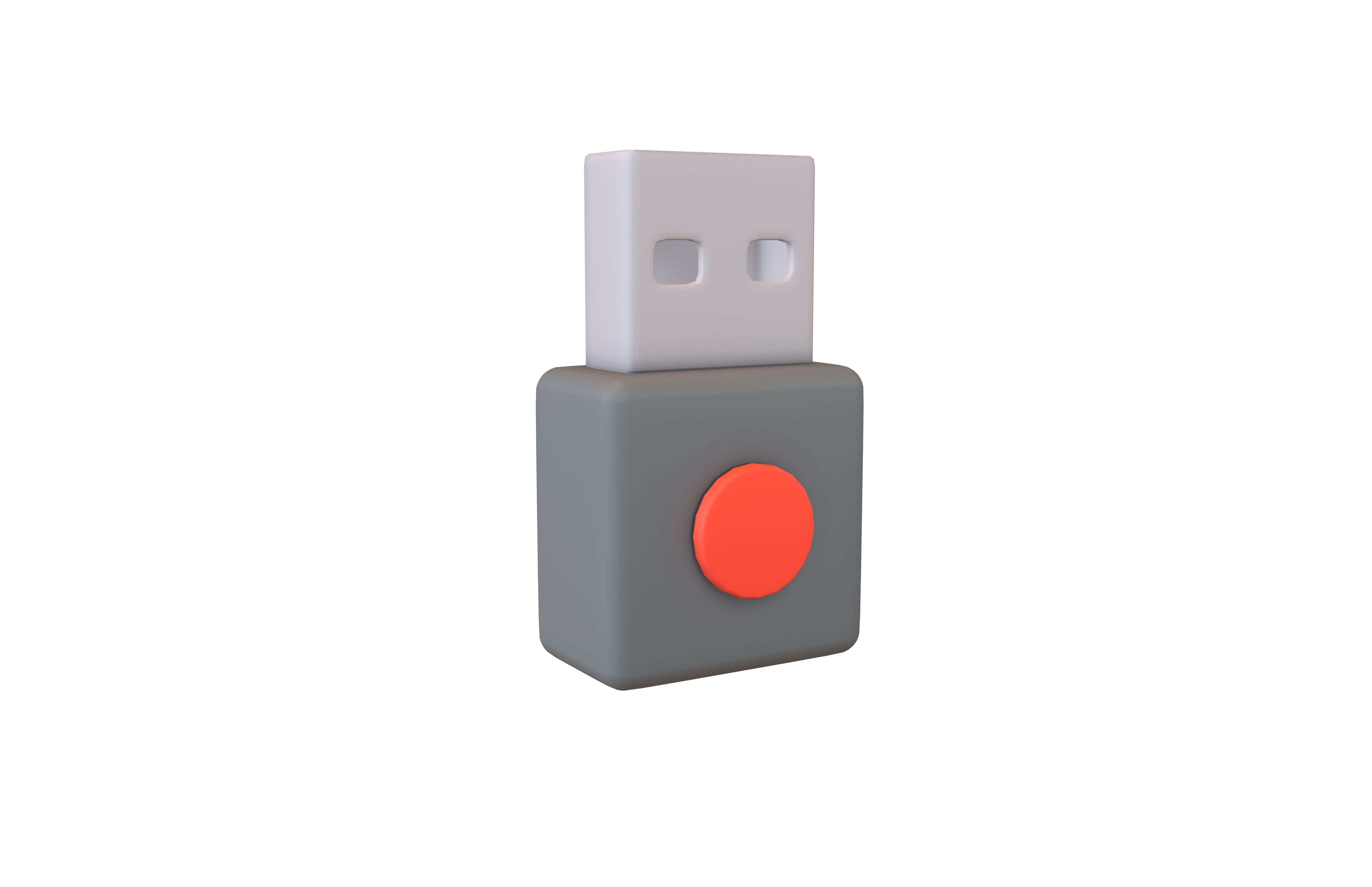 3D model USB Disconnected Icon v2 001 VR / AR / low-poly | CGTrader